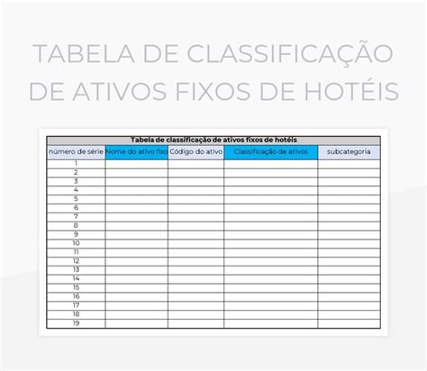Modelos De Planilhas Tabela De Classificação Para Microsoft Excel E