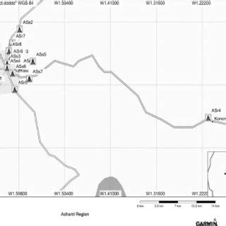 GPS Location Of GSM Cell Sites Of Towns Where Measurements Were Taken Download Scientific