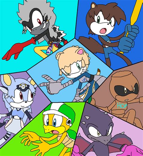 Codxros3s Squad Sonic Style By Codxros3 On Deviantart