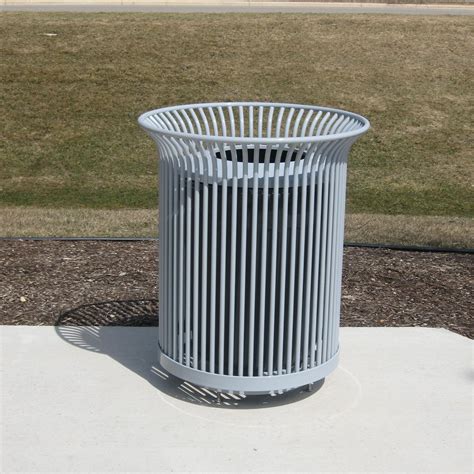 Public Trash Can Cunningham™ Madraxthomas Steele Steel