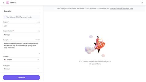 Email Generator Email Maker Email Creator Writesonic Com