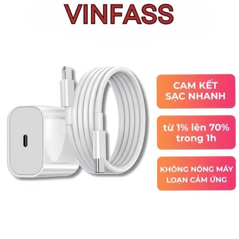 Bộ Sạc Nhanh 20w Vinfass Cao Cấp An Toàn Dành Cho Iphone Ổn Định Bảo Vệ
