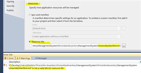 How To Add An Assembly Manifest To A Net Executable Microeducate