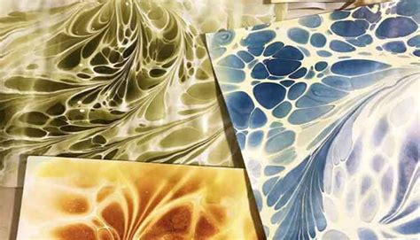 ساخت کاغذ ابر و باد برای خوشنویسی قلمتراش