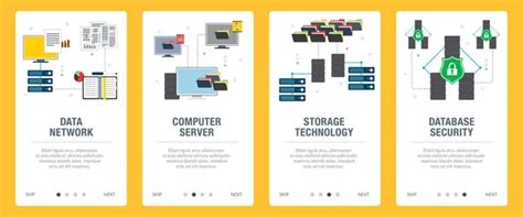 Cloud Computing Mining Server Database Data Icons Concepts Cloud