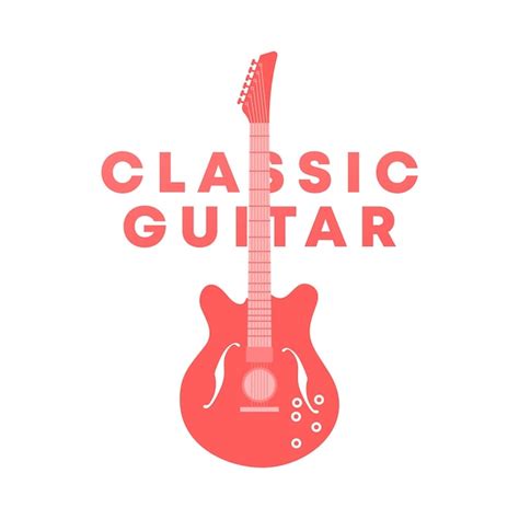 Classic Guitar Vector Premium Vector