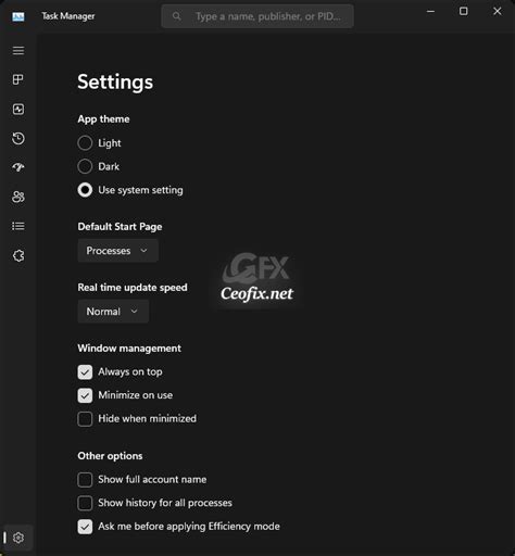 How To Pin The Task Manager Always On Top