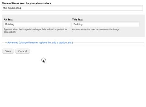 Adding Inline Images Openscholar Documentation