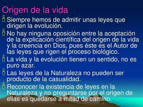 Ppt 6 Dios Hizo Algunos Seres SirviÉndose De Otros Ya Existentes