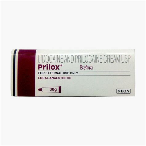 Prilocaine Lidocaine Cream Siddha Global