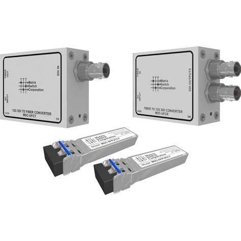 Matrix Switch MSC SFL 101 1 Channel 12G SDI SDI HDSDI Over Fiber Extender Fiber Link Product