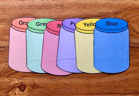 Color Sorting Game Prebabe Game Color Matching Fine Motor Skills Matching Busy Bag