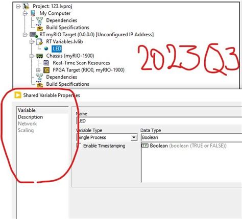 No Option Rt Fifo For Shared Variables Labview 2023 Q3 Ni Community