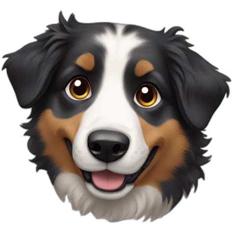 Australian Sheperd Playing Emoji Ai Emoji Generator