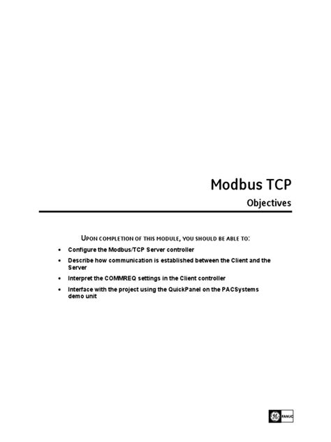 gfs 384 m10 modbus tcp pdf transmission control protocol