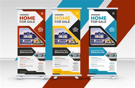 real estate house property rollup graphic by sacreative45 · creative fabrica