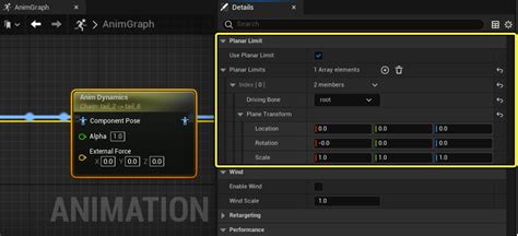 Animation Blueprint Animdynamics In Unreal Engine Unreal Engine 55 Documentation Epic
