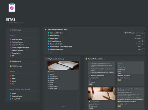 between notion enhancer sync blocks the side menu is one every page