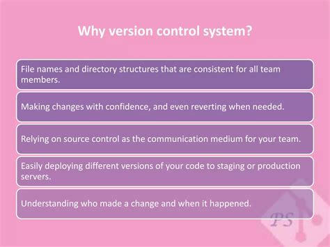 What Is And Why Version Control Systems Ppt