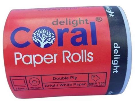 Paper Roll 75x70mm 2 Ply Gsm 58 At Rs 25roll In Ludhiana Id