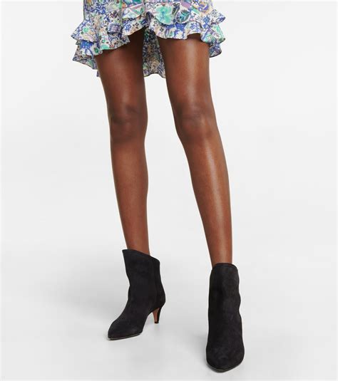 Isabel Marant Dripi Suede Ankle Boots Isabel Marant
