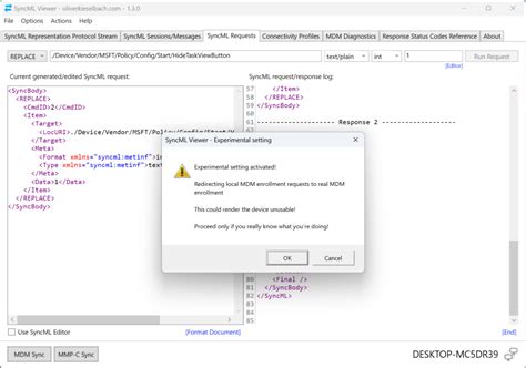 Enhancing Usability Of Syncml Viewer Modern It Cloud Workplace