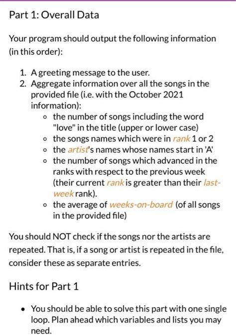 Solved Your Program Should Output The Following Information Chegg
