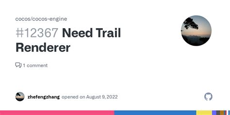 Need Trail Renderer · Issue 12367 · Cocoscocos Engine · Github