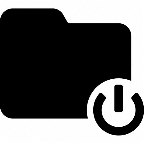 Document Electric File Folder Power Standby Icon Download On Iconfinder