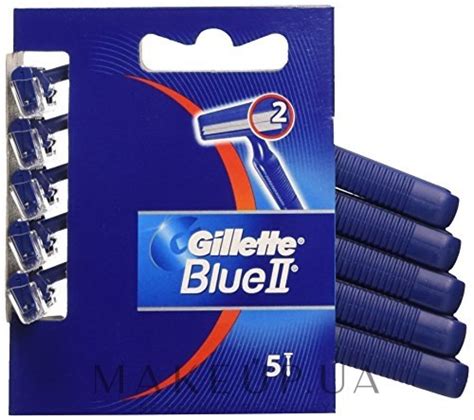 Одноразовые станки для бритья, 5шт - Gillette Blue II: купить по лучшей ...
