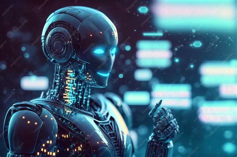 Premium Photo Smart Ai Robot Analyzing Texts And Paragraphs Chatgpt Gpt4 Openai Generative Ai