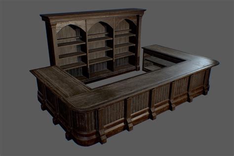 Bar Counter 3d Furniture Unity Asset Store
