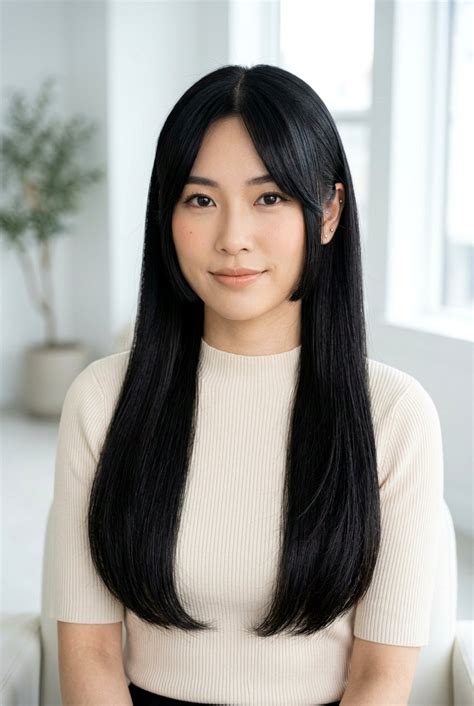 20 Flattering Hime Cut With Curtain Bangs Styles To Try Lovelyish