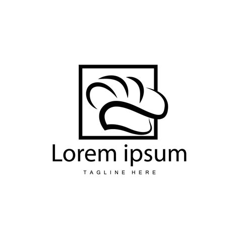 Simple Chef Hat Logo Design Template Silhouette Vector Illustration 39579172 Vector Art At Vecteezy