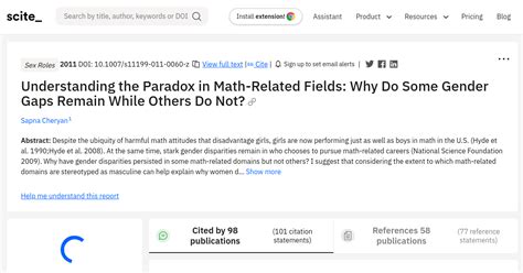 Understanding The Paradox In Math Related Fields Why Do Some Gender