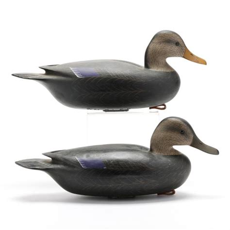 William Oler Nj 1940 2015 Pair Of Black Ducks Lot 5241 Sporting Art Auctionfeb 27 2025