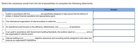 solved select the necessary words from the list of
