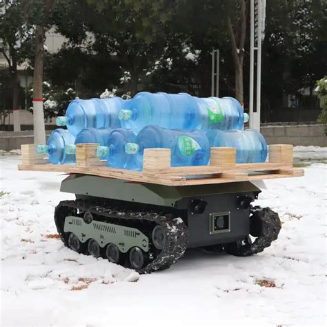 Tank Ugv Off Road Intelligent Agricultural Remote Controlled Rubber Tracked Mobile Robot
