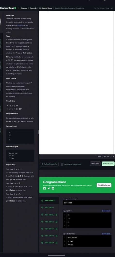 Suriya D On Linkedin Day26 In Hackerrank Day 26 Of Day 30 Im Excited To Share My