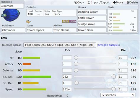 Is No One Going To Talk About How Glimmora Has More Special Attack Than