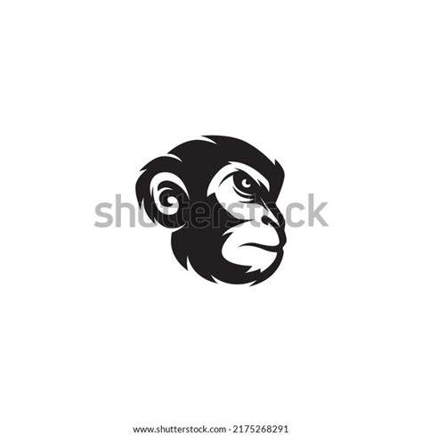 Monkey Silhouette Logo Design Template 库存矢量图免版税2175268291 Shutterstock