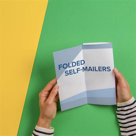 Folded Self Mailer Template