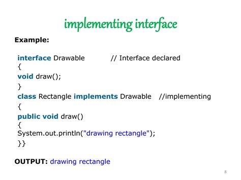 Java Interface And Packages