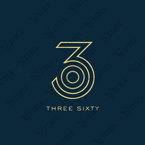 360 Three Sixty Logo Vsstock