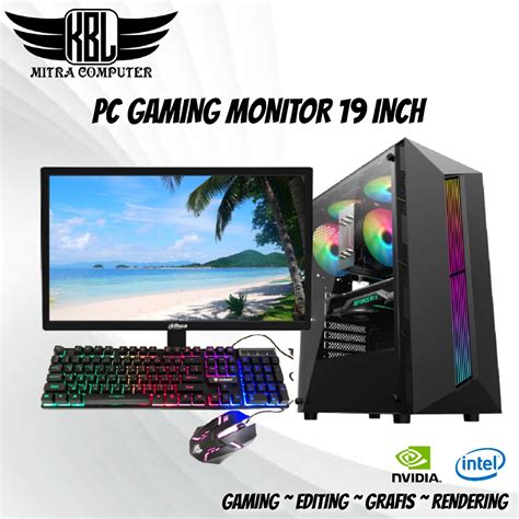 Jual Komputer Fullset Siap Pakai Intel Core I Ssd Gb Ram Gb Hdd Gb Led Cocok