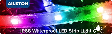 Ailbton 60m Outdoor Led Strip Light Waterproof Ip68exterior Rgb Led