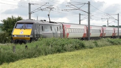 Class 91 91110 Battle Of Britain Memorial Flight Working Around