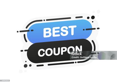 흰색 배경에 최고의 쿠폰 고립 된 파란색 평면 배너 벡터 그림입니다 50에 대한 스톡 벡터 아트 및 기타 이미지 50 가격 개념 Istock