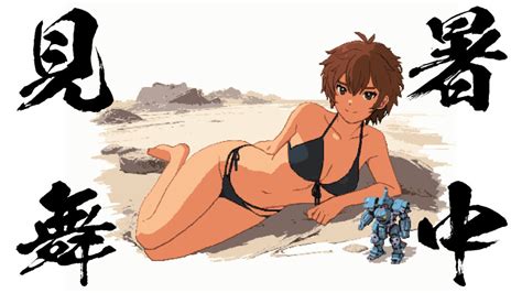 Rule 34 Belly Belly Button Bikini Brown Eyes Brown Hair Cleavage Cute Female Female Only