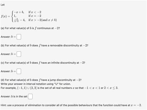 Solved Let F X ⎩⎨⎧−x B 1 X−b−5−4 If X −2